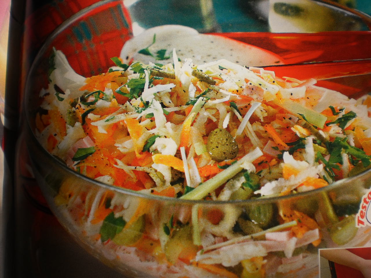 Salata cu sunca si legume | Retetele Tale