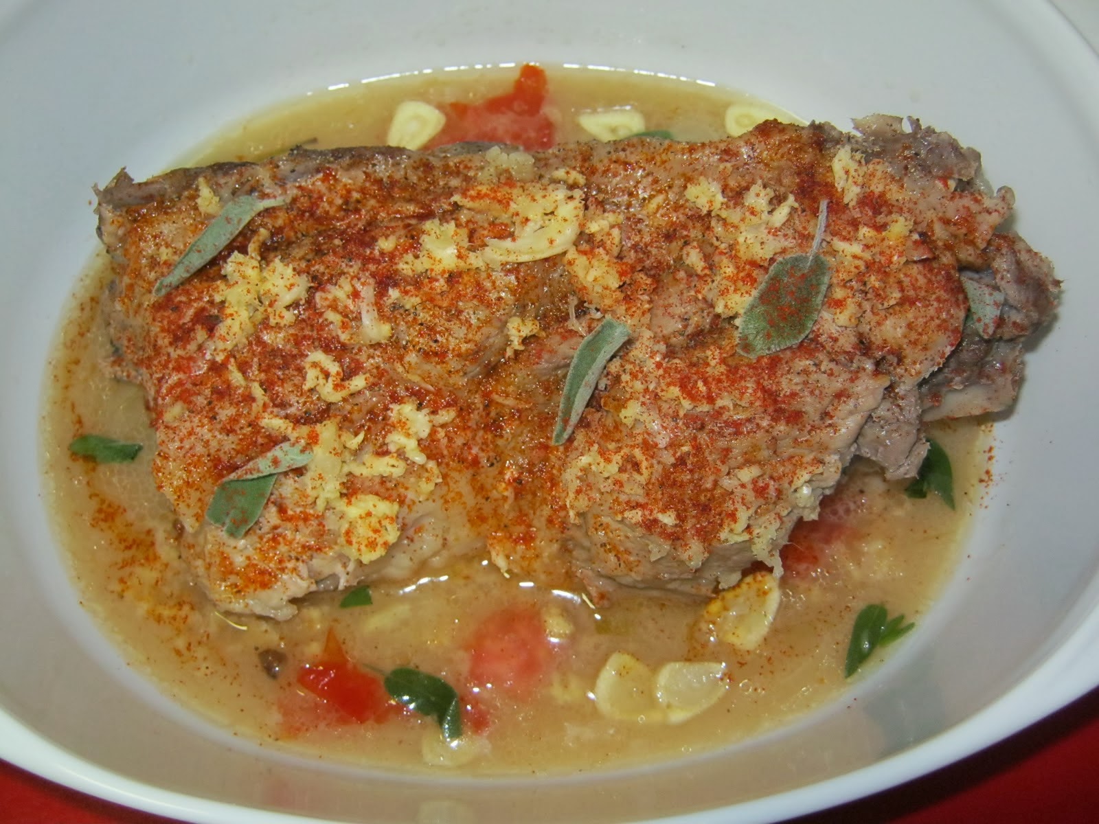 Friptura (cotlet) de porc copt in zeama de varza (moare) | Retetele Tale