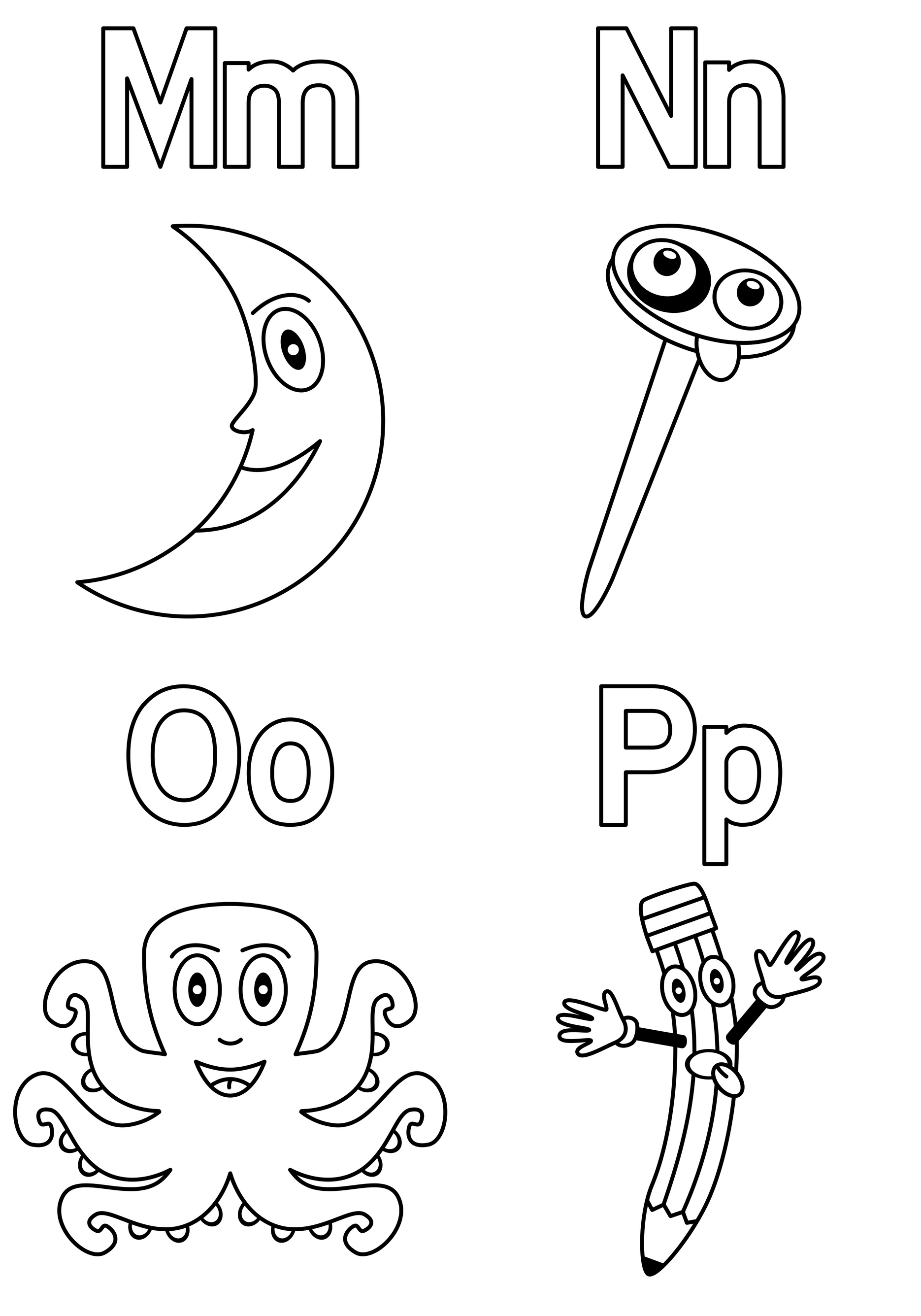 Sfatulparintilor.ro_plansa colorat: Literele mnop - Sfatulparintilor.ro