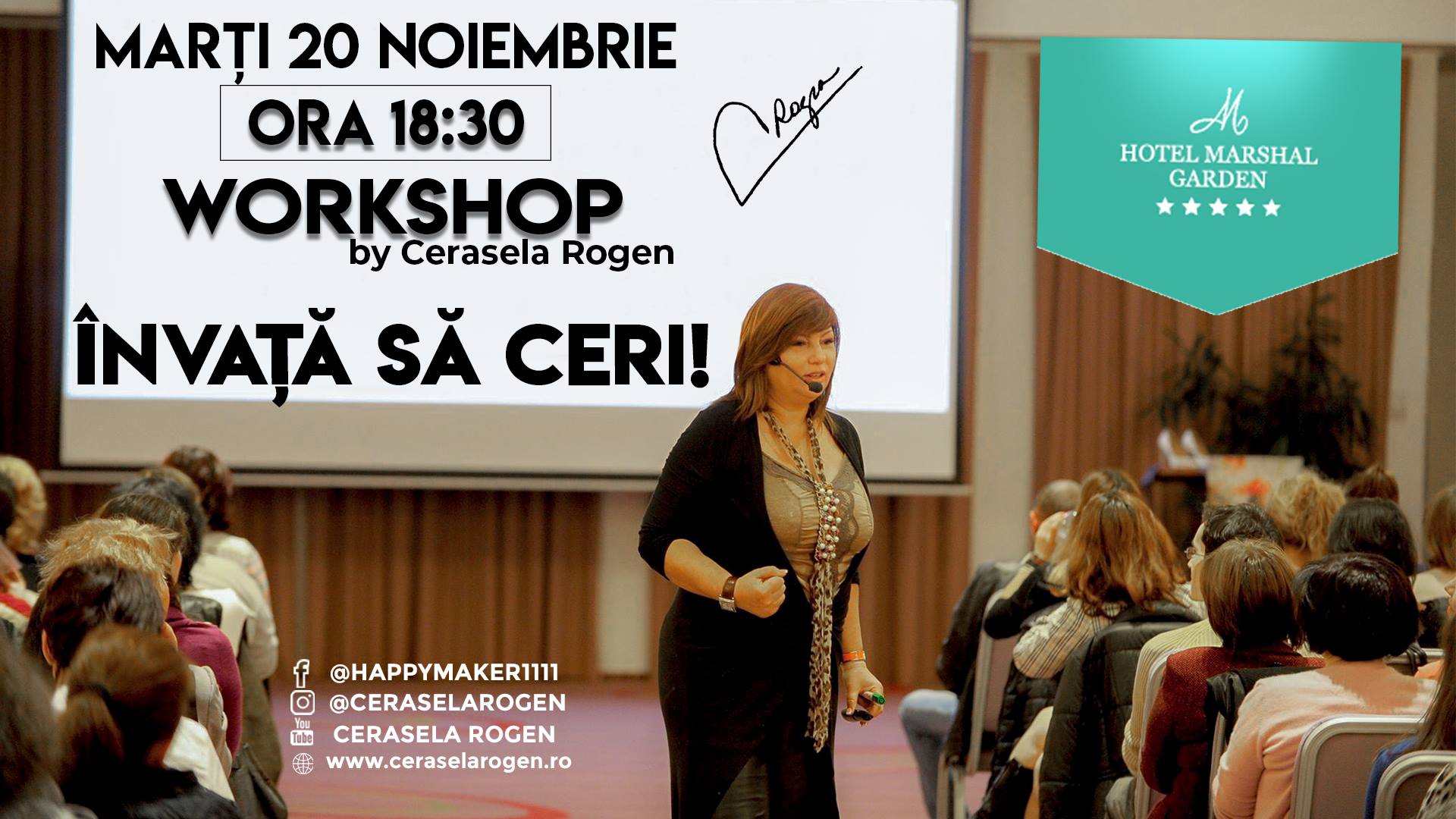 Invata sa CERI! | Workshop by Cerasela Rogen - 20 noiembrie, Bucuresti - Sfatulparintilor.ro